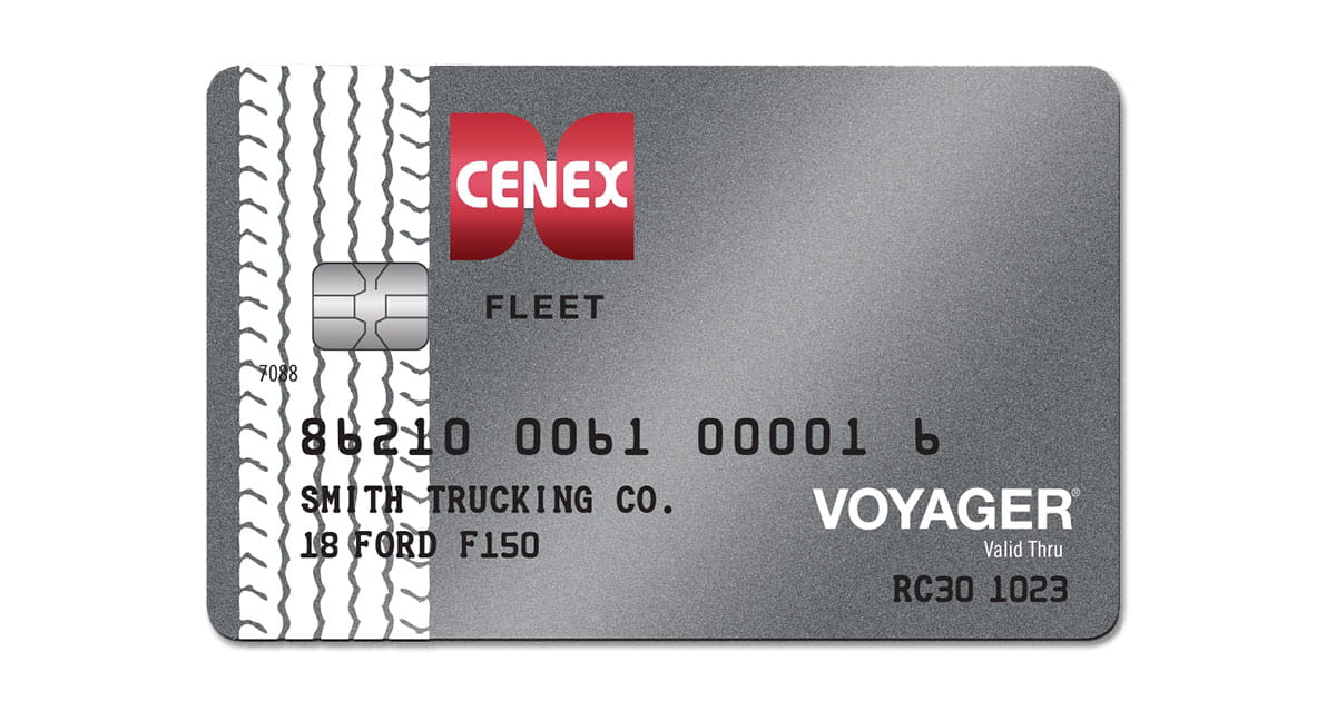 Cenex® Voyager® Fleet Fuel Card | Cenex