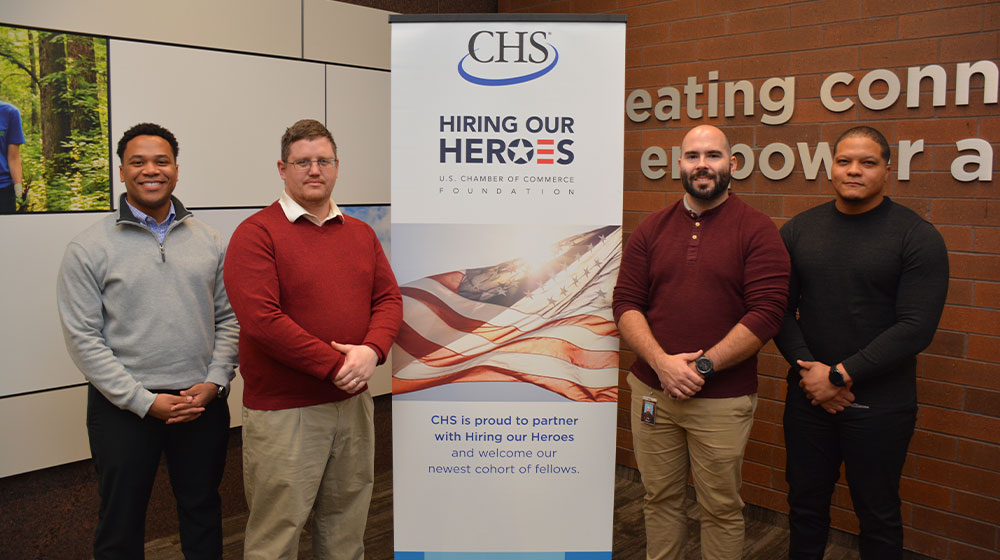 Hiring Our Heroes participants join CHS full-time | CHS Inc.